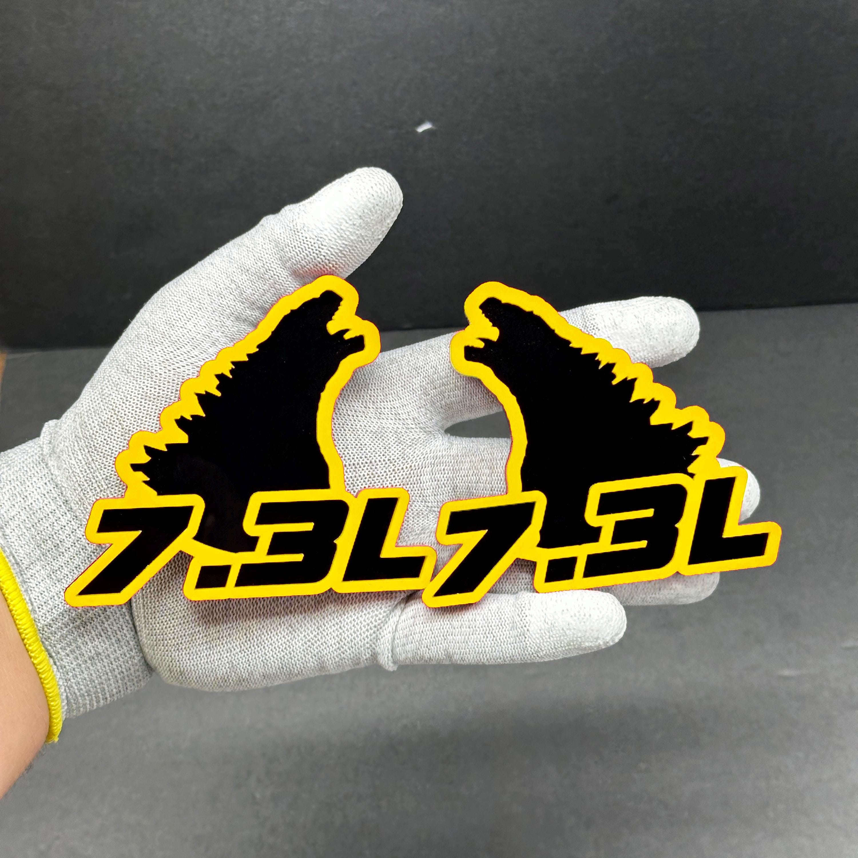 Godzilla 7.3 Fender Emblem (set of 2), RAGING Truck Badge - Etsy