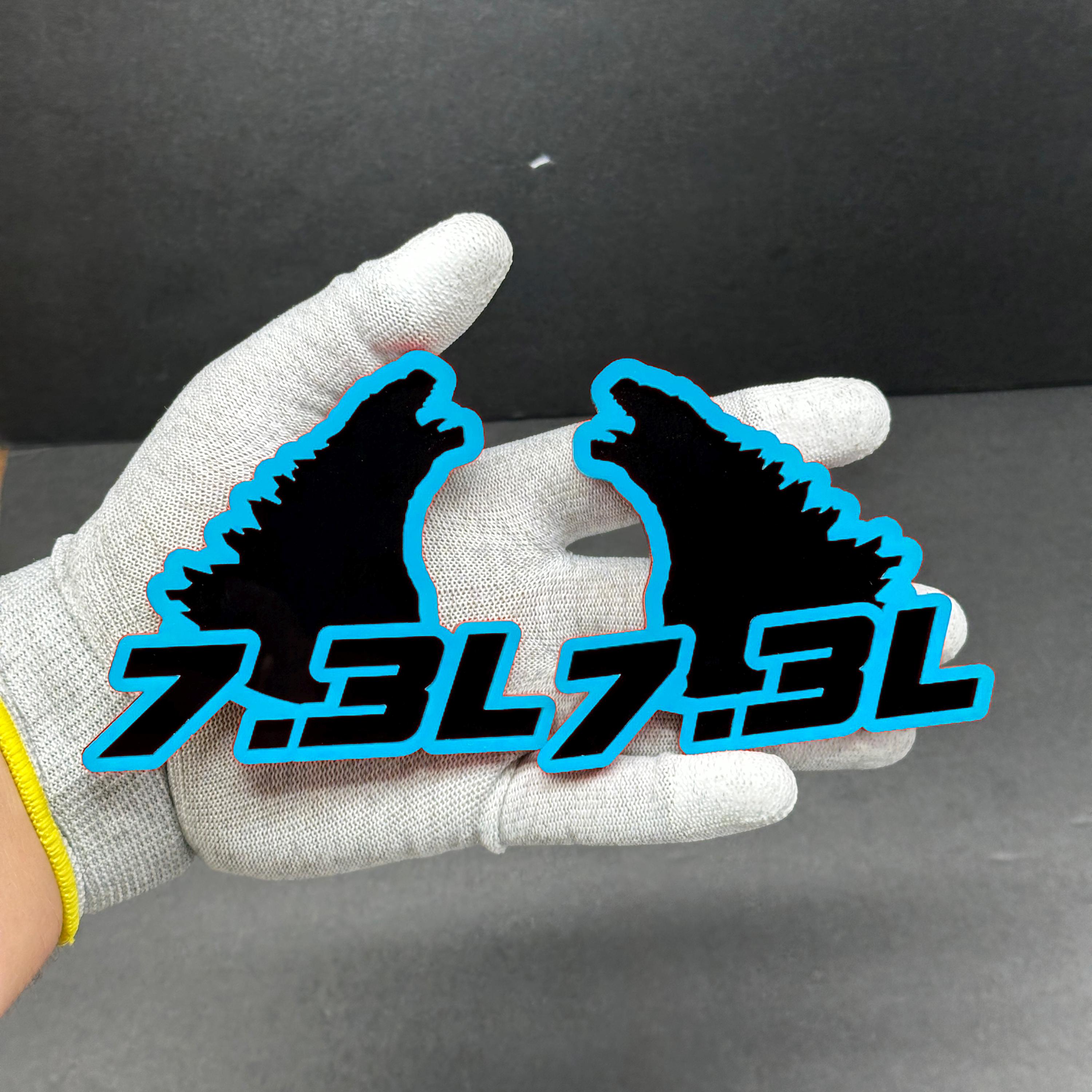 Godzilla 7.3 Fender Emblem (set of 2), RAGING Truck Badge - Etsy