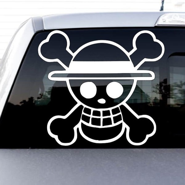 One Piece Anime Sticker Car - Etsy