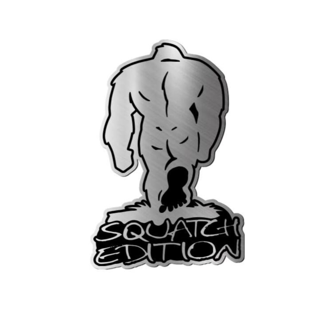 Edition Squatch Bigfoot Car Custom Engraved Acrylic Fender Car Emblem ...