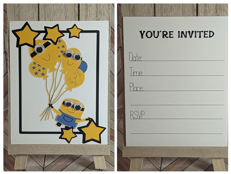 Minion Party Invitation - Etsy