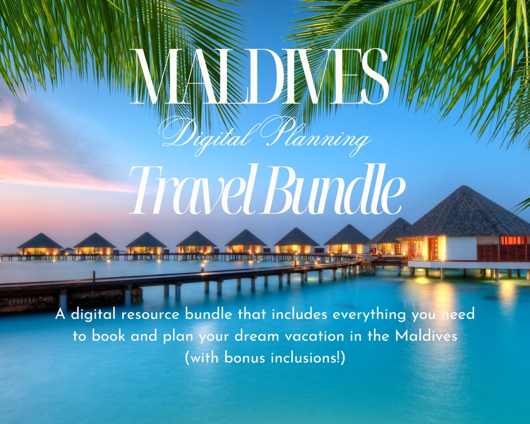 Ultimate Maldives Digital Travel Bundle - Etsy