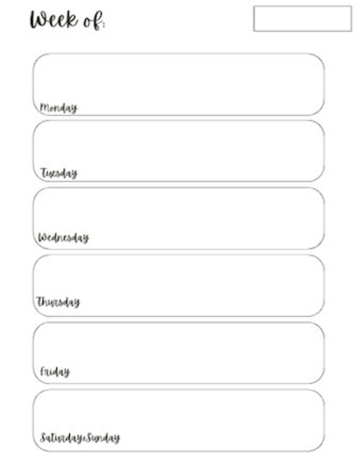 Minimal Black and White Calendar/planner - Etsy