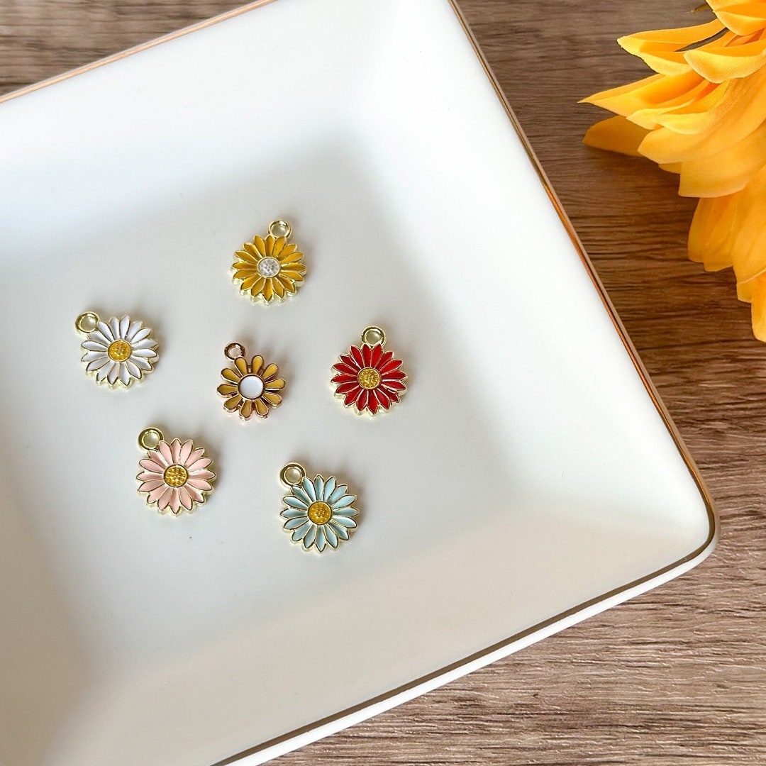 Sunflower Charms - Etsy