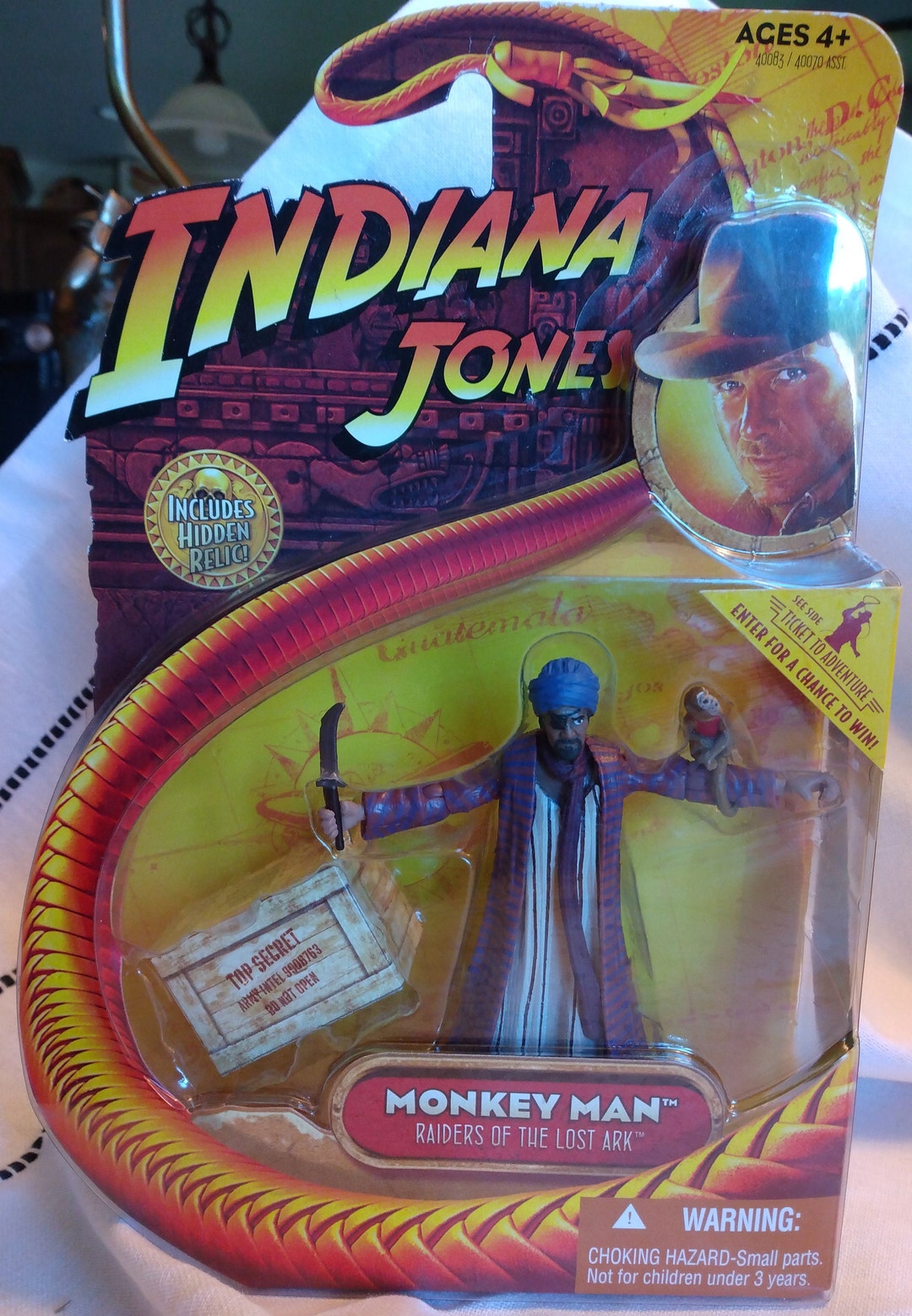 Indiana Jones Monkey Man Action Figure - Etsy