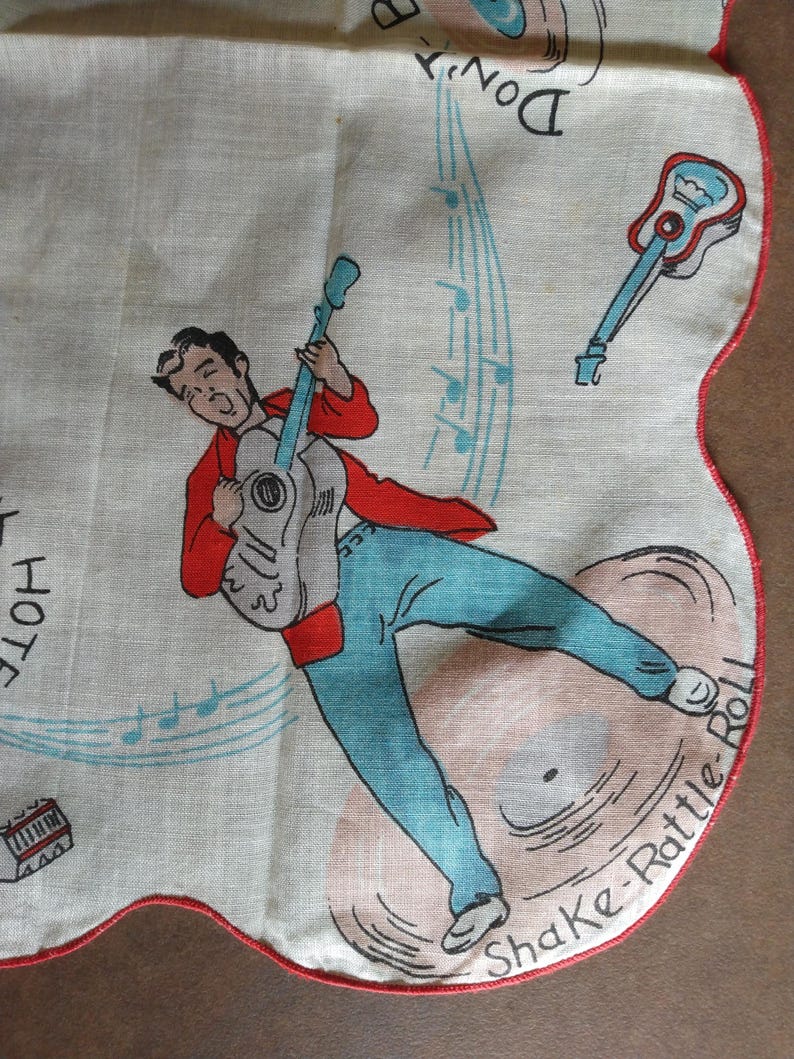 Rare 1956 Elvis Presley Enterprise Original Handkerchief - Etsy