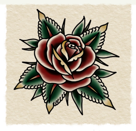 Traditional Rose Flash Sheet Rose Pearl Tattoo Gallery Heres The