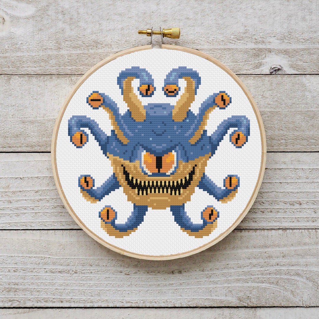 D&D Xanathar Beholder Cross Stitch Pattern PDF Download - Etsy