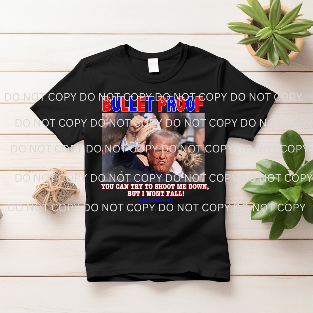 TRUMP Bullet Proof Png - Etsy