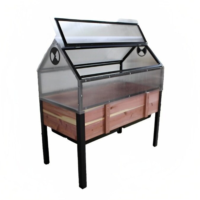Greenhouse Kit Raised Garden Bed Miniature Greenhouse Flower Box ...