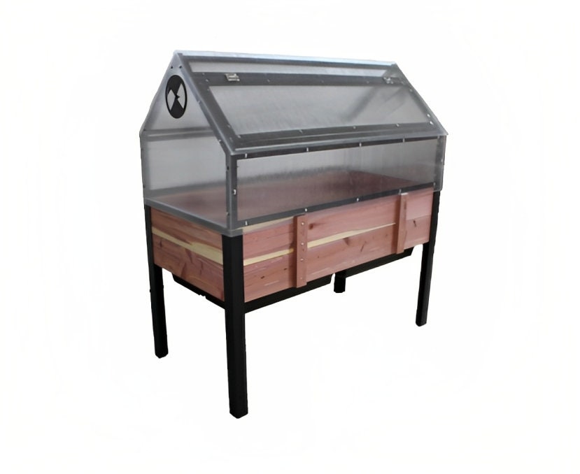 Greenhouse Kit Raised Garden Bed Miniature Greenhouse Flower Box ...