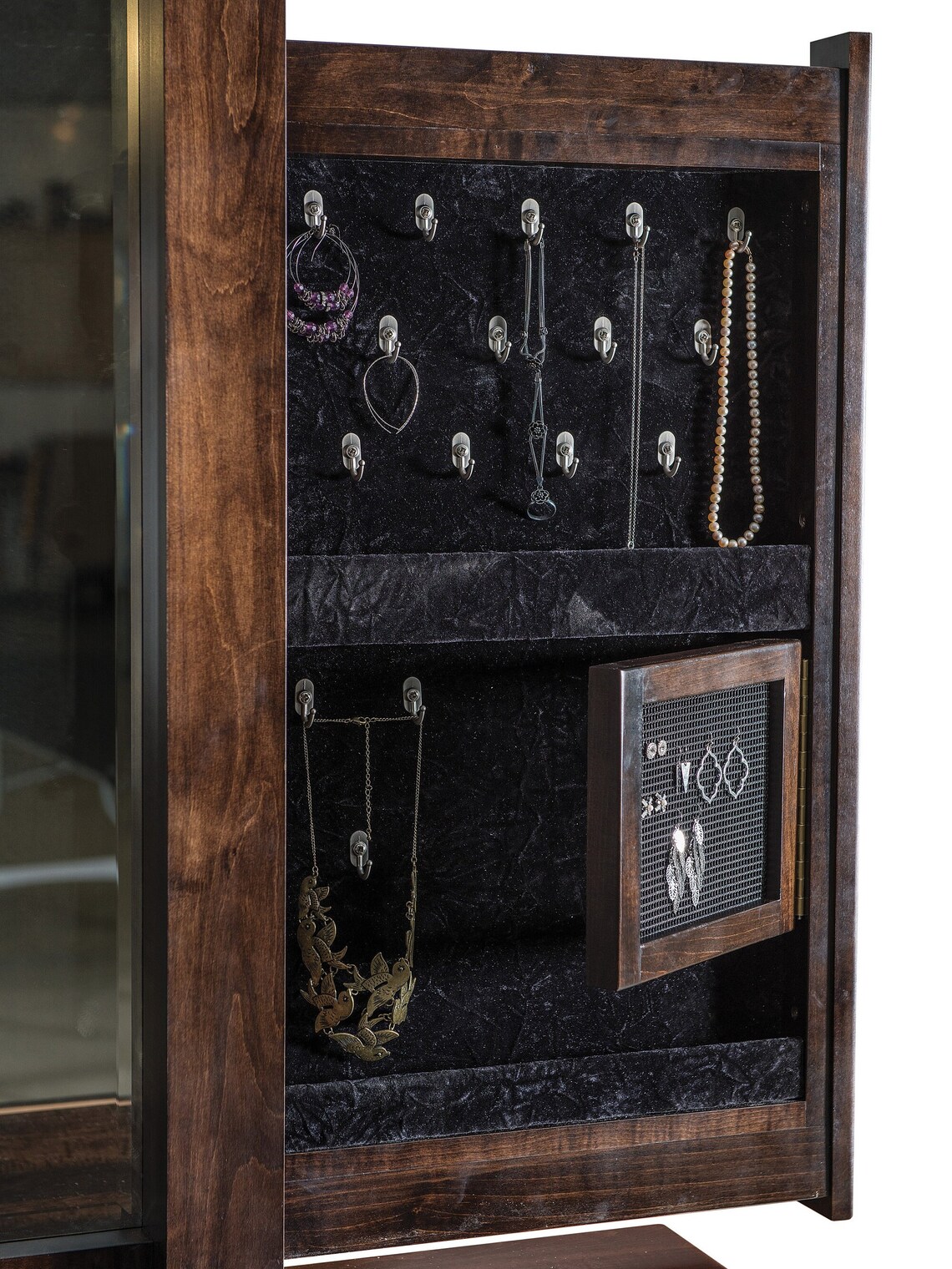 Cheval Mirror Floor Mirror Full Length Bedroom Furniture Wooden Stand ...