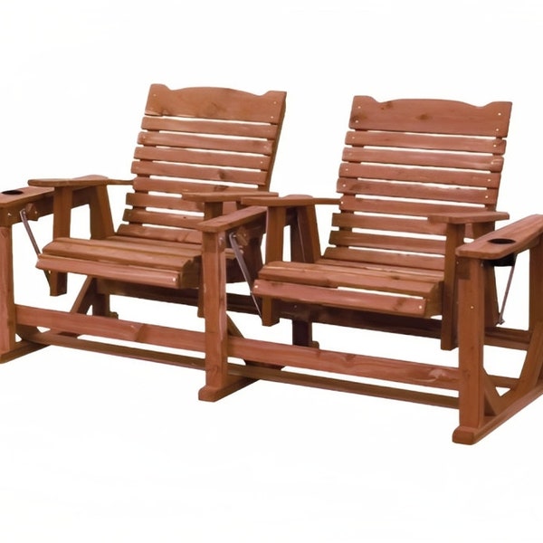 Outdoor Double Bench - Etsy