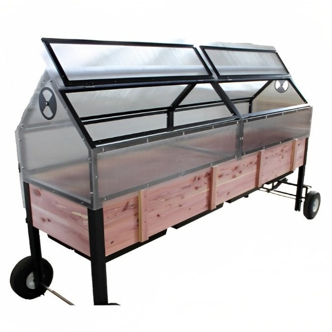 Greenhouse Kit Raised Garden Bed Miniature Greenhouse Flower Box ...