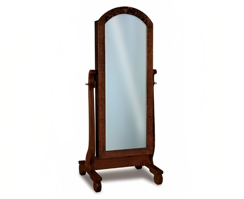 Cheval Mirror Floor Mirror Full Length Bedroom Furniture Wooden Stand ...