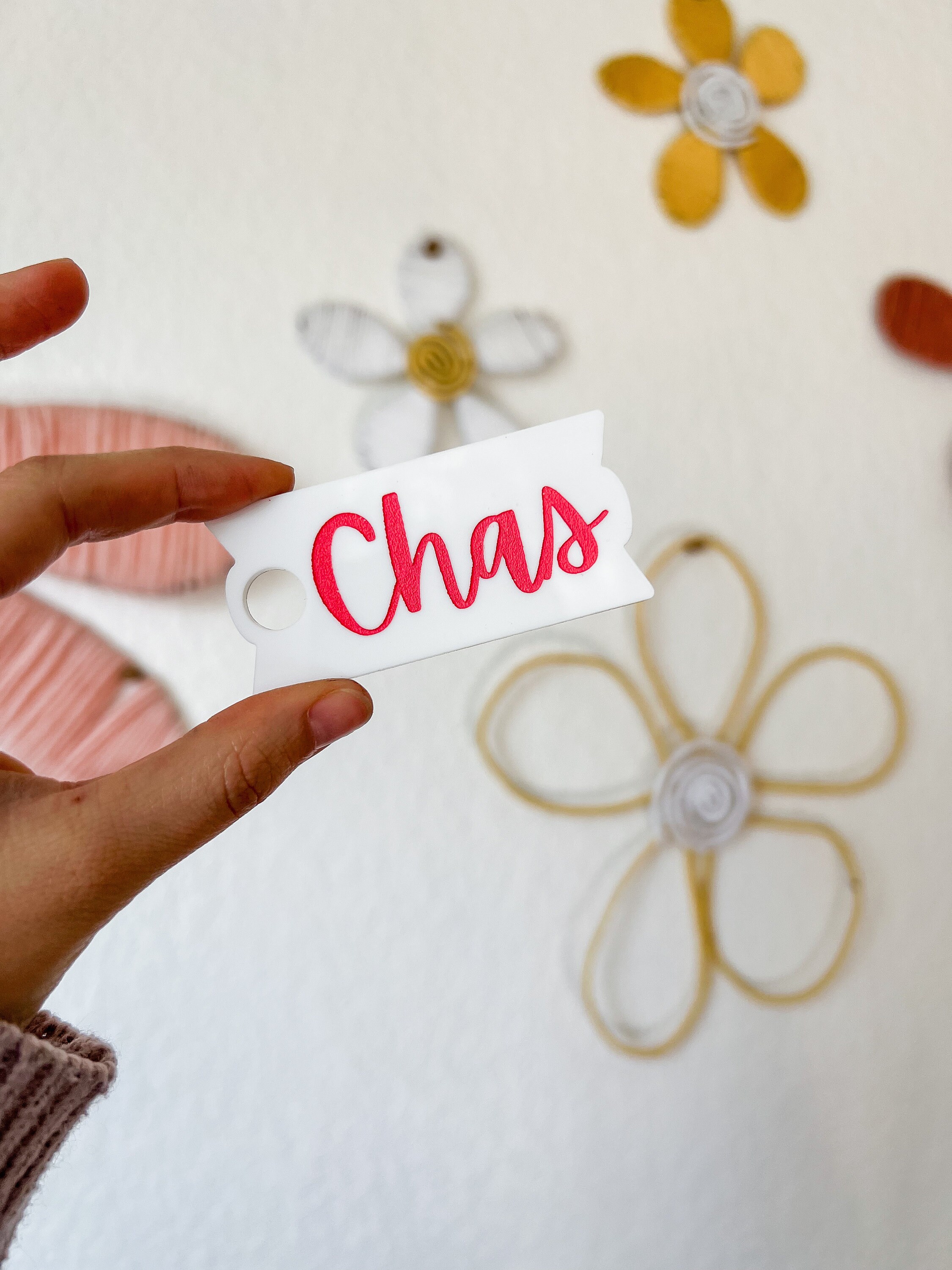 STANLEY Topper/stanley Personalization/acrylic Topper/birth Flower ...