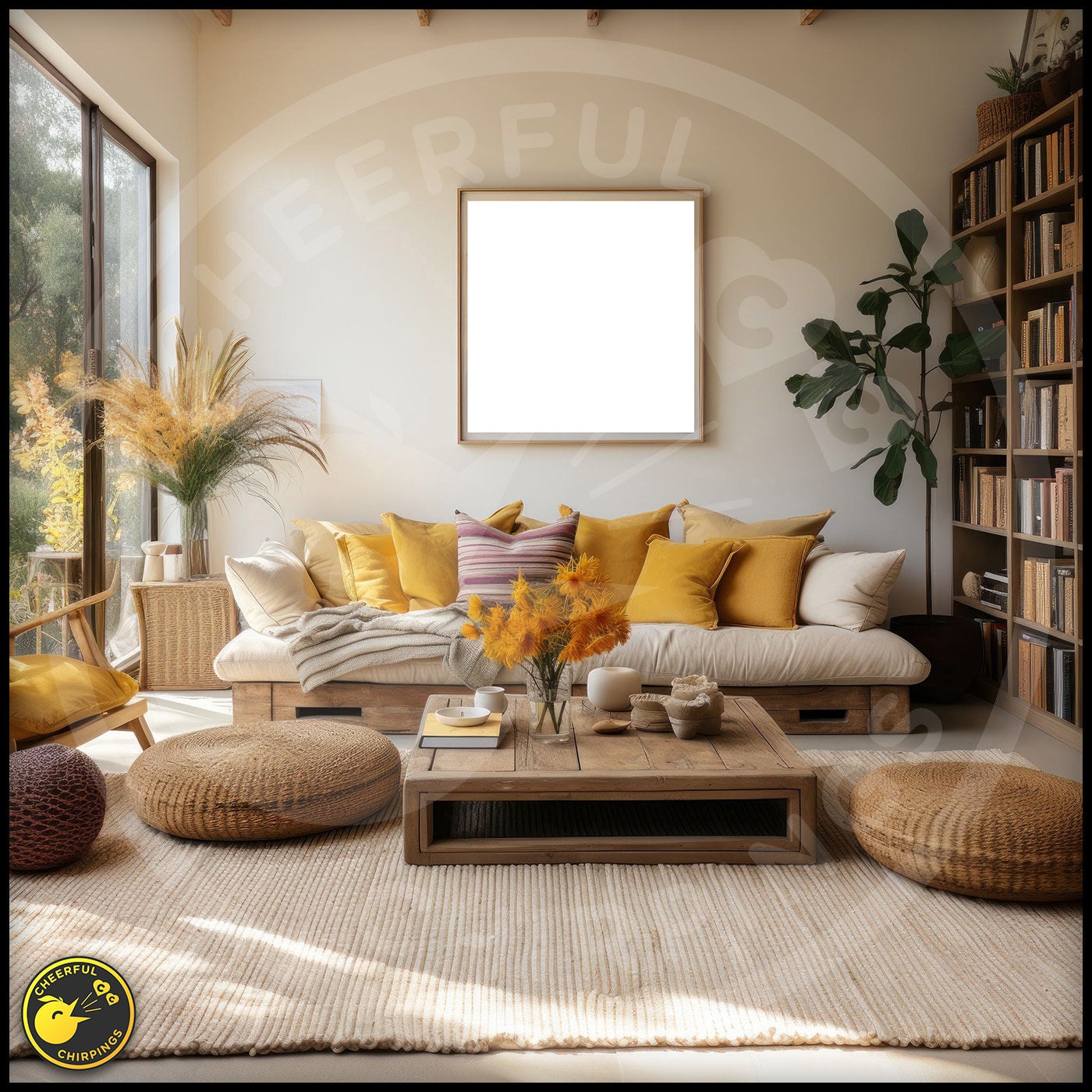 40 Boho Style Interior Design Frame PSD Mockups, Easy PSD Mockup ...