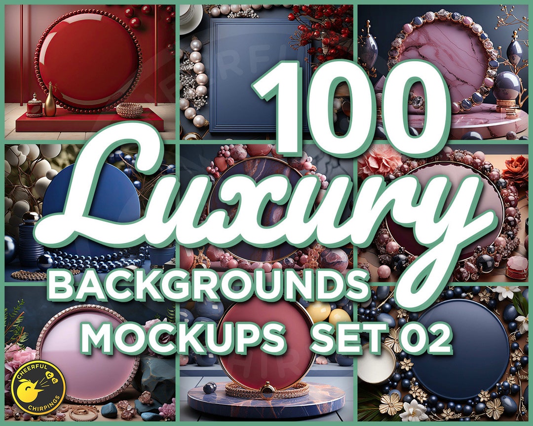 Luxury Backgrounds Set 02, Background Mockups, Accessory Background ...