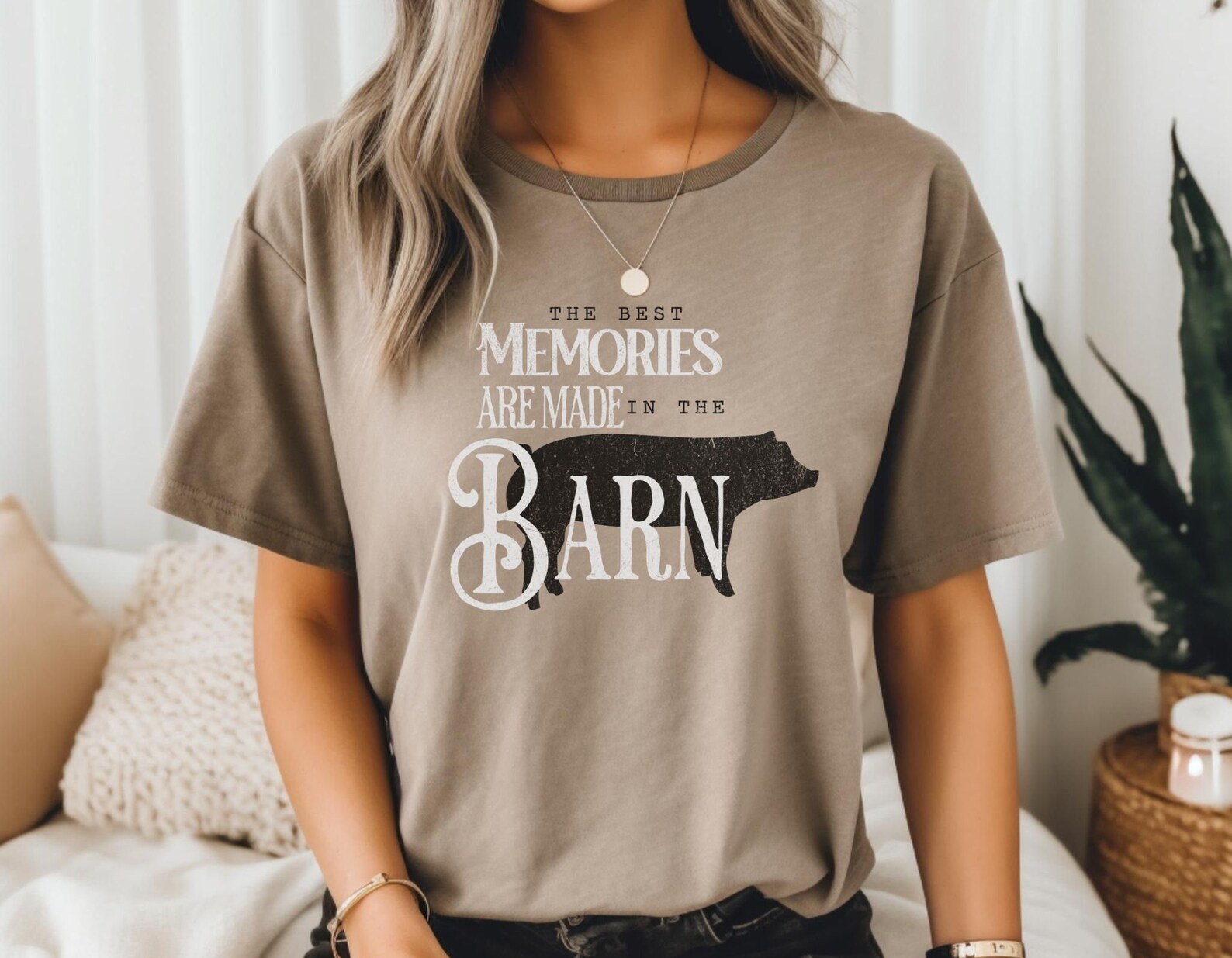 Swine Show Shirt, Farm Life, Country Living, Livestock Show Gift, Hog ...