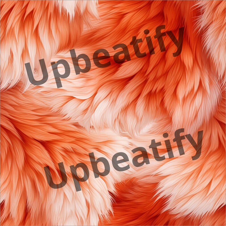 Fluffy Fur Digital Paper Pack, Seamless Watercolor Textures (digital ...