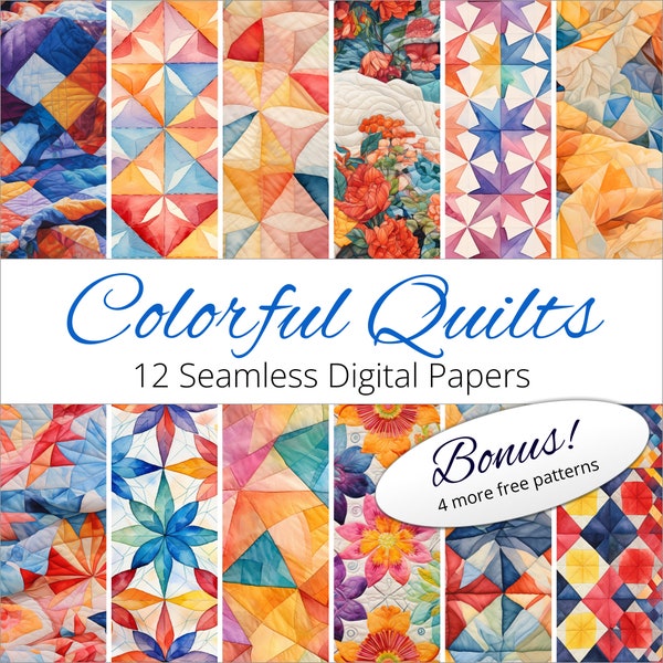 Quilt Background - Etsy