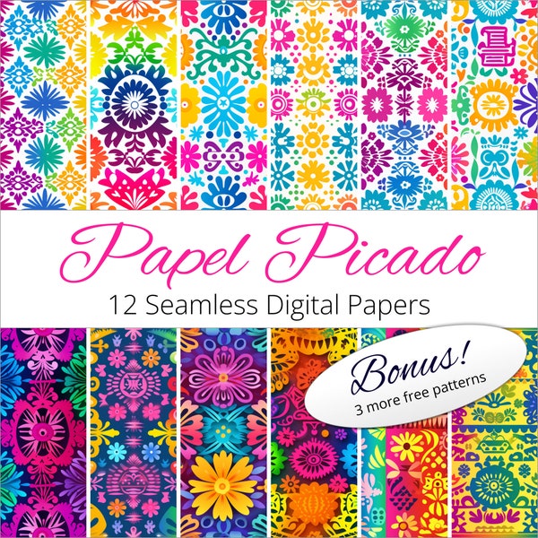 Papel Picado Digital - Etsy