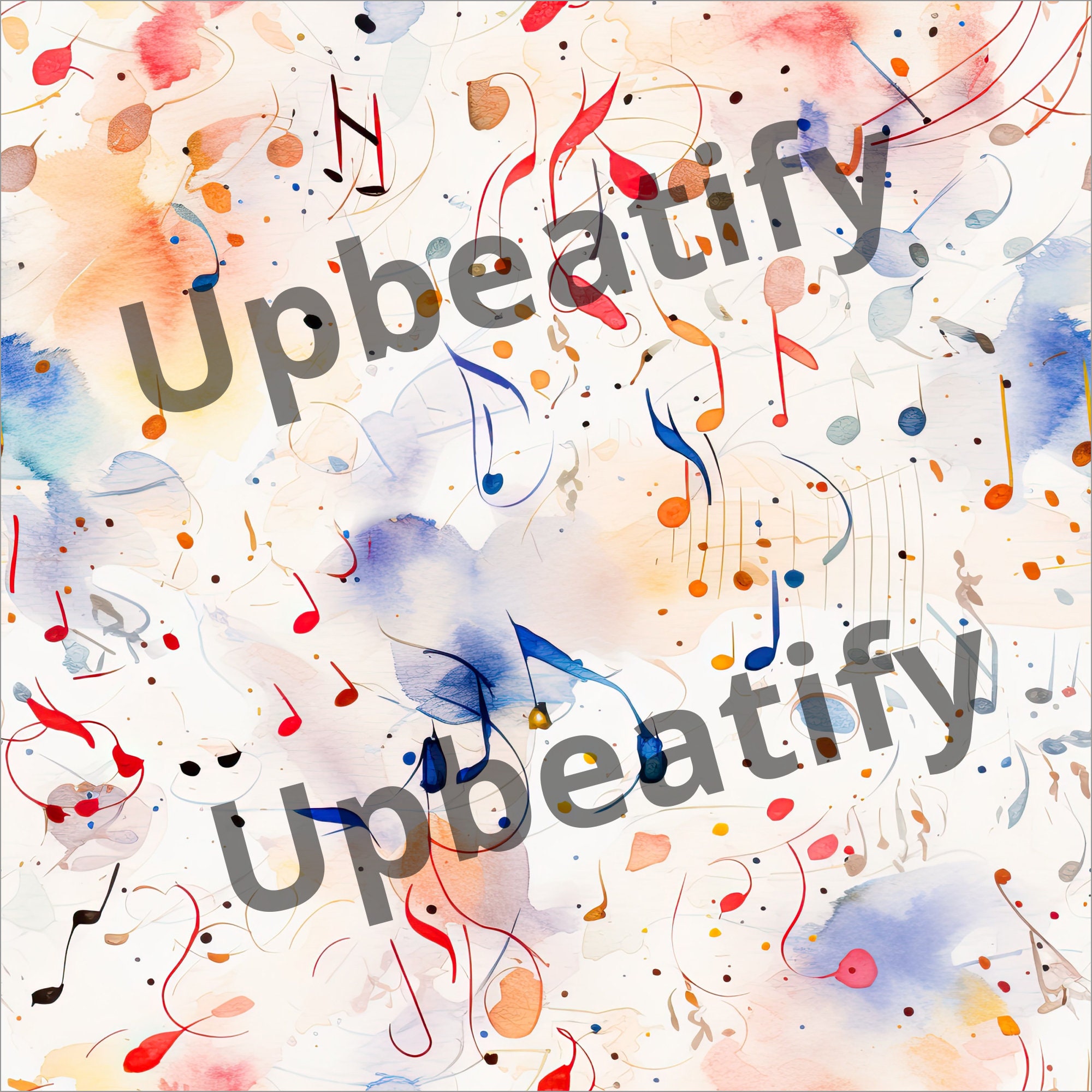 12 Seamless Musical Note Backgrounds Digital Paper Patterns for ...