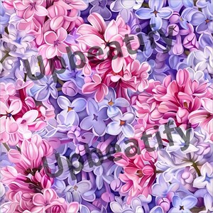 12 Seamless Mauve Lilacs Digital Paper Patterns for Weddings ...