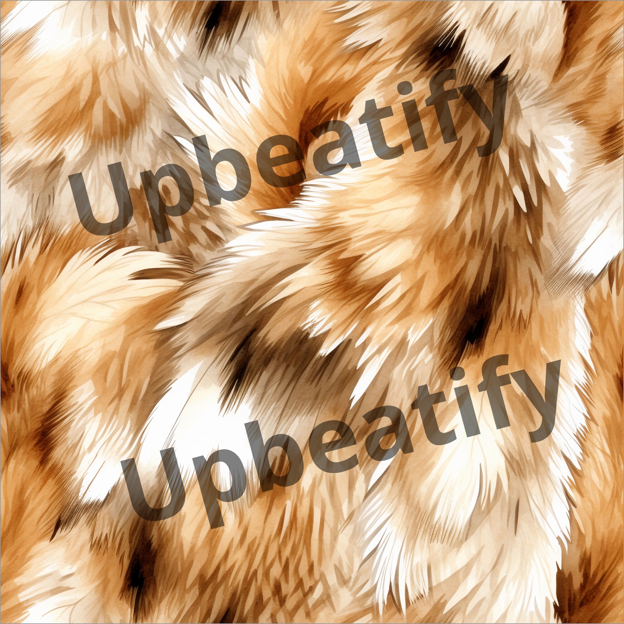 12 Seamless Fluffy & Furry Backgrounds Digital Paper Patterns for ...