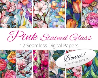 12 Seamless White Gardenia Digital Paper Patterns for Weddings ...