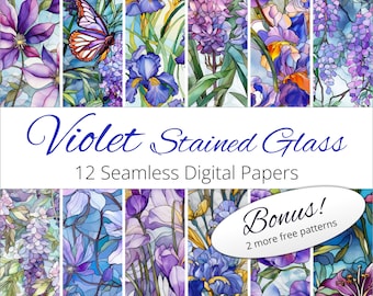 12 Seamless White Gardenia Digital Paper Patterns for Weddings ...