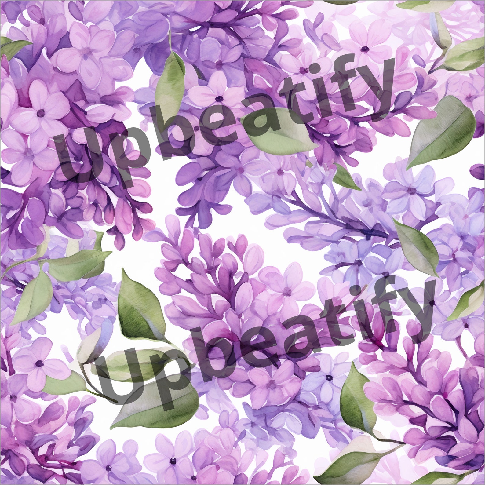 12 Seamless Purple Flower Backgrounds Digital Paper Patterns for ...