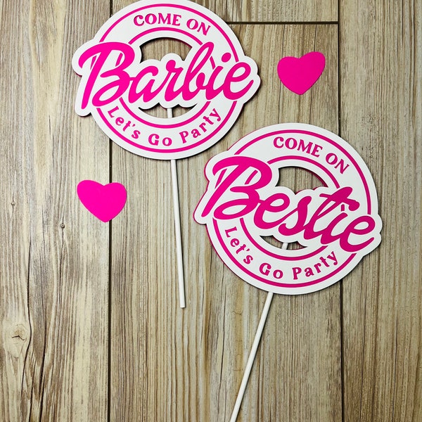 Barbie Name Cake Topper - Etsy