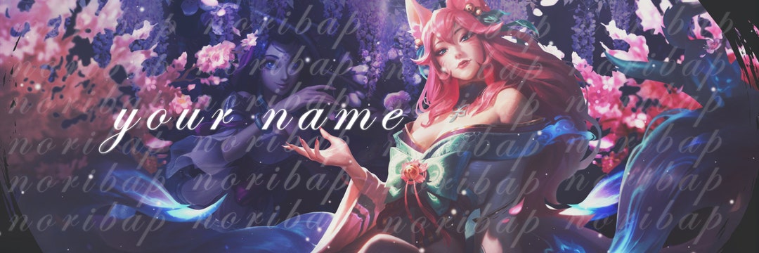 Spirit Blossom Ahri/splendid Staff Nami Banner - Etsy