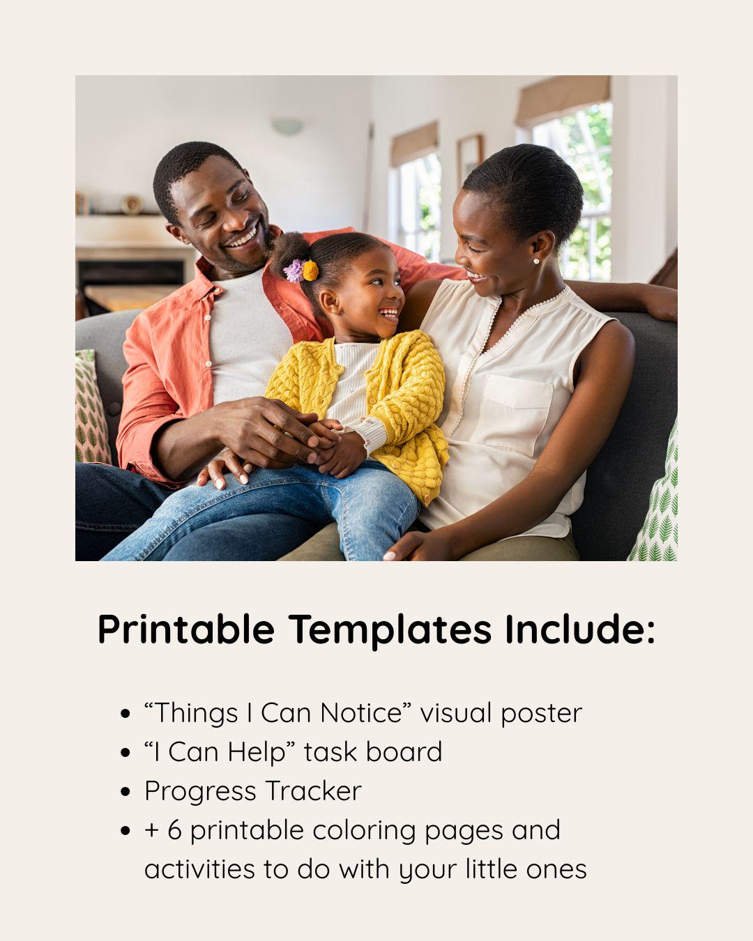 Printable Kids Chore Chart + Visual Routine Posters | Toddler Life ...