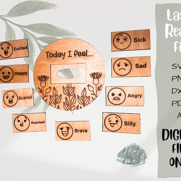 Feelings Chart Svg Files - Etsy