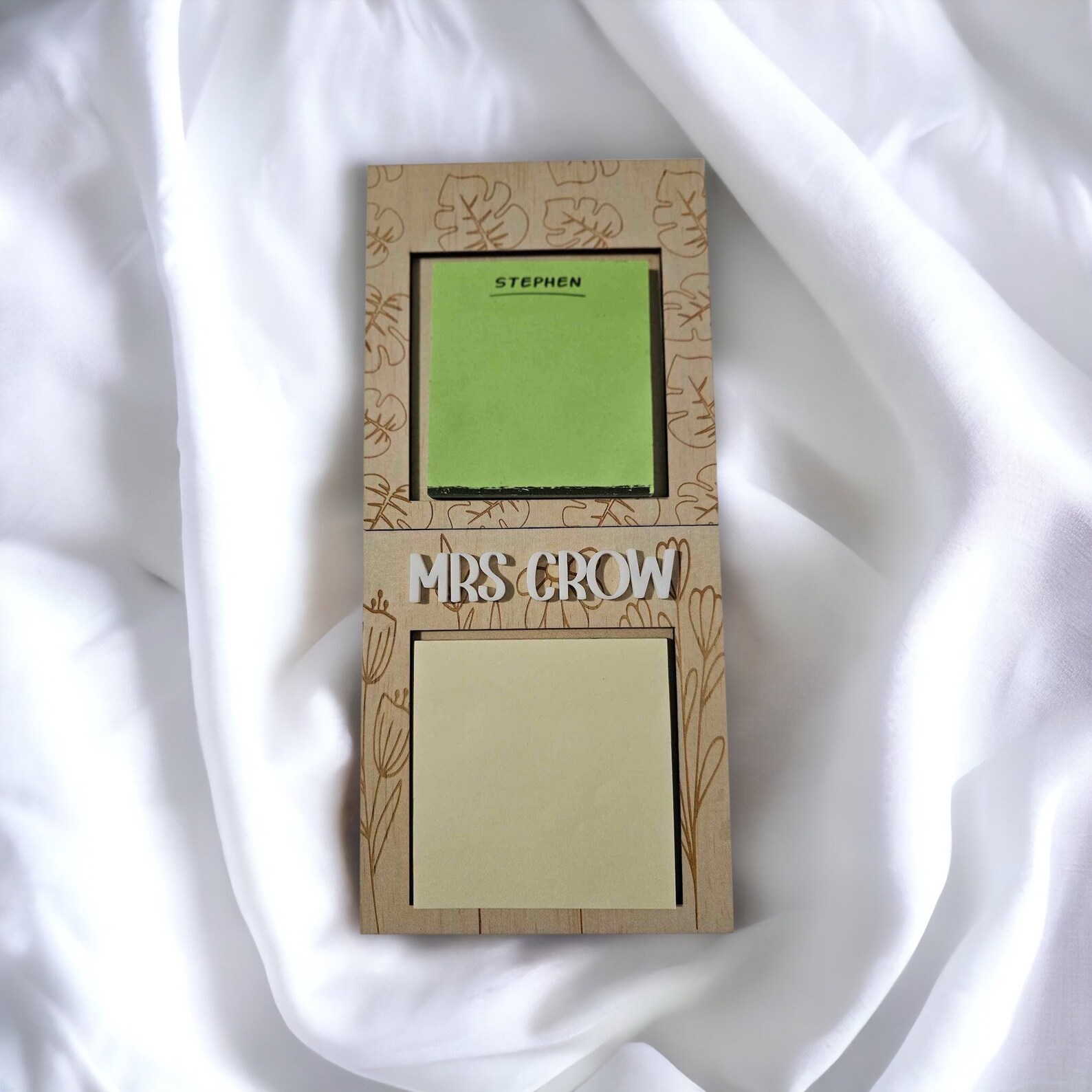 Laser Cut File | Sticky Note Holder | Digital Download | SVG File ...