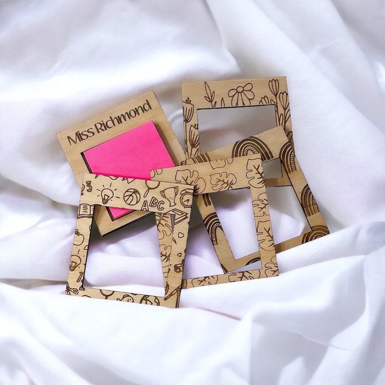 Laser Cut File | Sticky Note Holder | Digital Download | SVG File ...