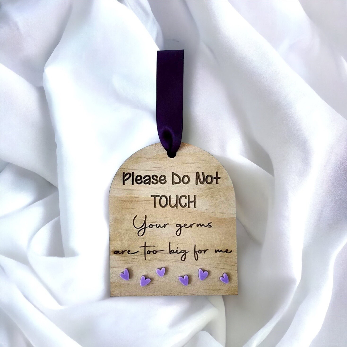 Laser Cut File | Germs Pram Plaque | Digital Download | SVG File ...