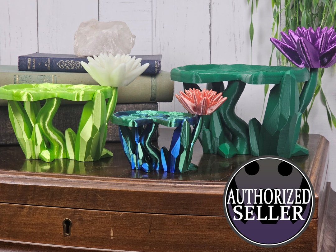 Frog Lily Pad Stand Modular Toy by Cinderwings 3D - Etsy Australia