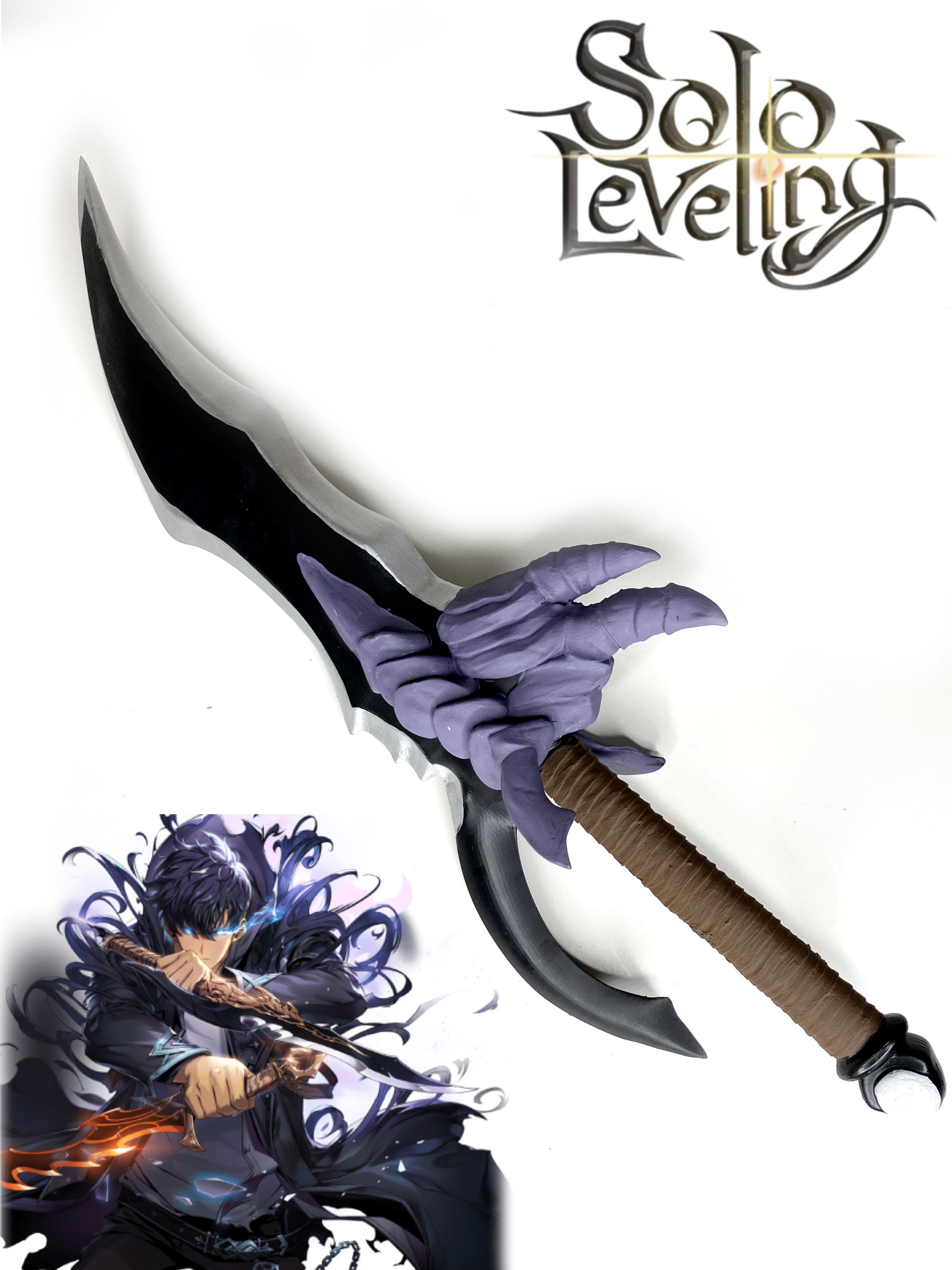 Kasaka's Venom Fang Dagger Replica 3D Printed Solo Leveling Inspired ...