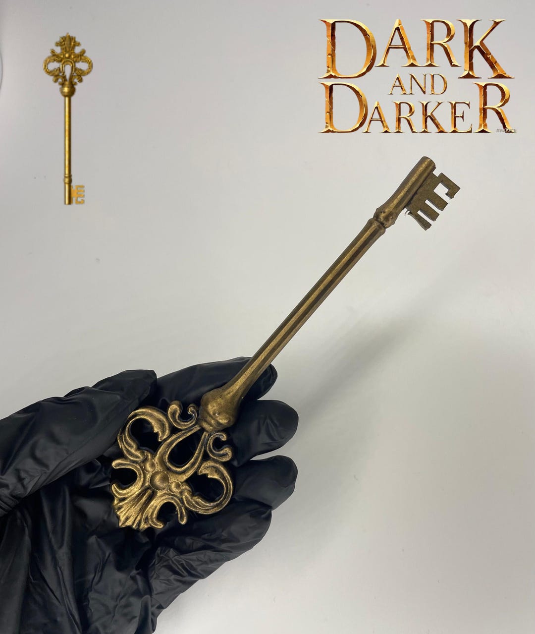 Dark and Darker Golden Key Prop - Etsy