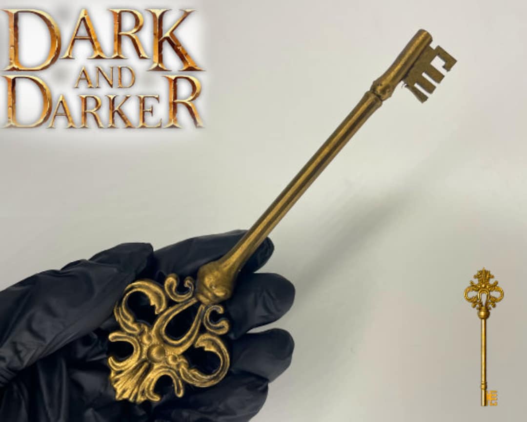 Dark and Darker Golden Key Prop - Etsy