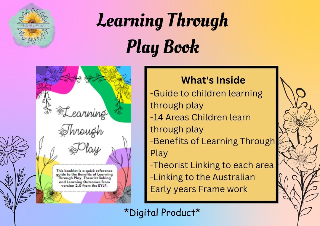 Learning Through Play Book - Etsy