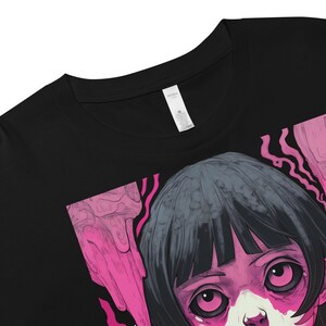 Gothic Cross Top, Junji, Ito, Macabre Design, Pink and Fuchsia, Macabre ...
