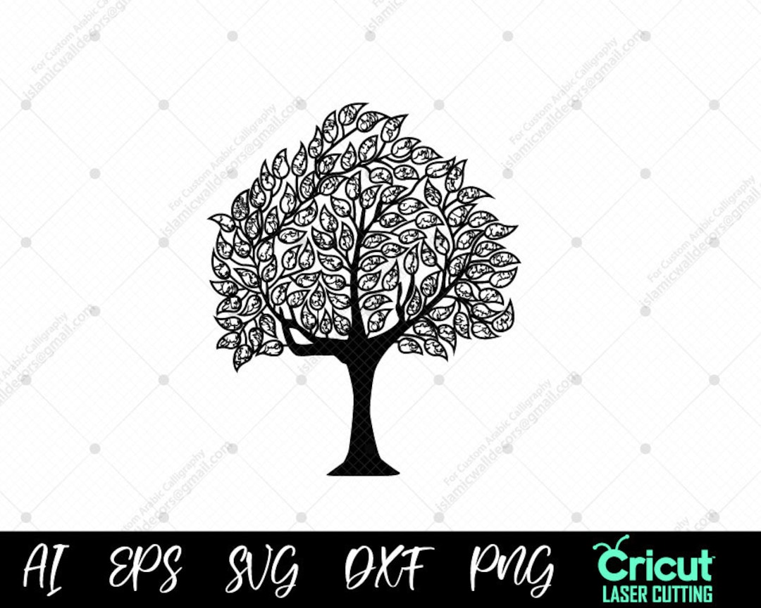 99 Names of Allah Calligraphy Laser Cut Dxf, Glowforge Svg File, CNC ...