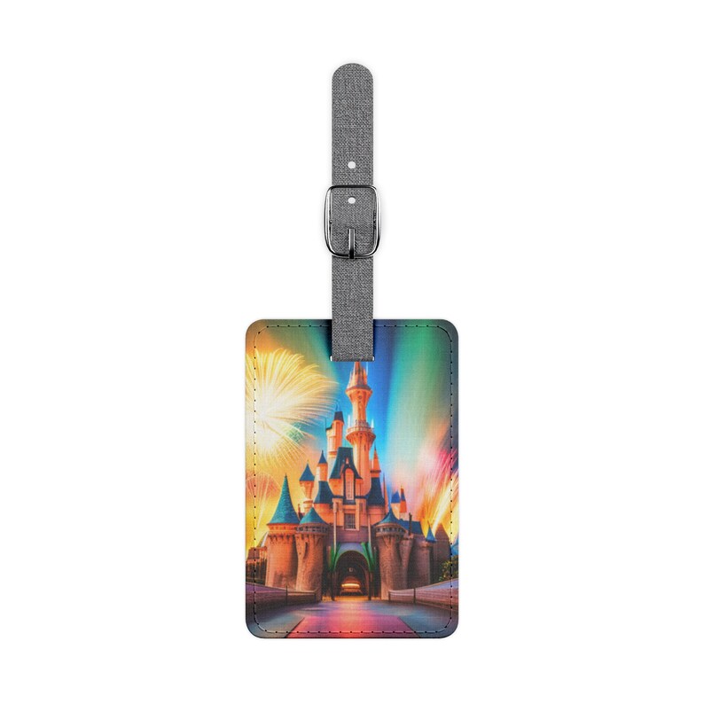 Disneyland Castle Luggage Tag - Etsy