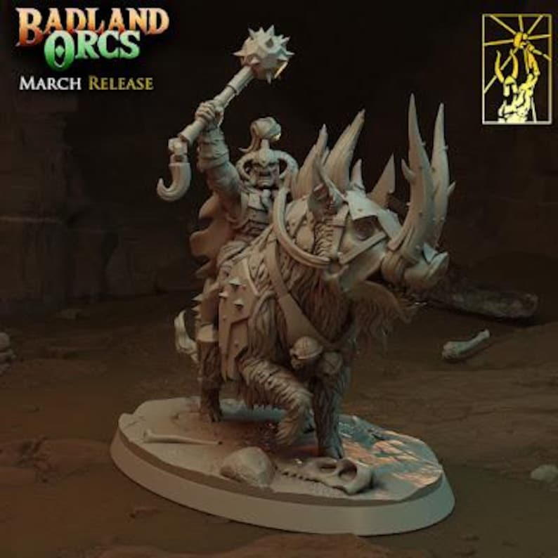 Badland Orcs STL Pack | Titanforge 3D Print Files | Desert Orc Tribe ...