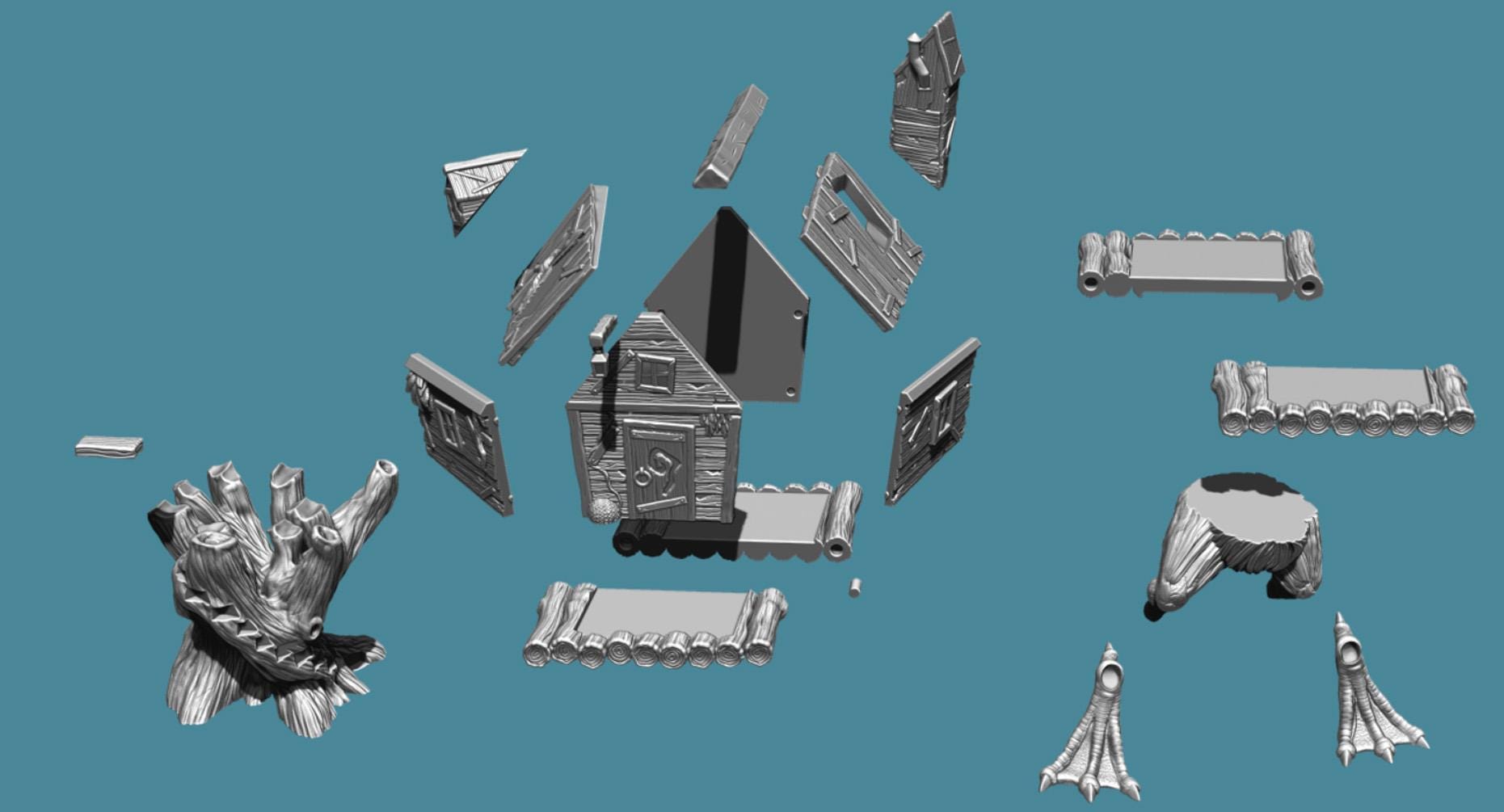 Swamps STL Bundle | Titanforge 3D Print Files | Swamp Monsters, Terrain ...