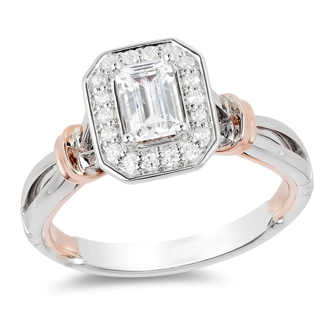 Enchanted Disney Snow White Inspired Diamond Engagement Ring Unique ...